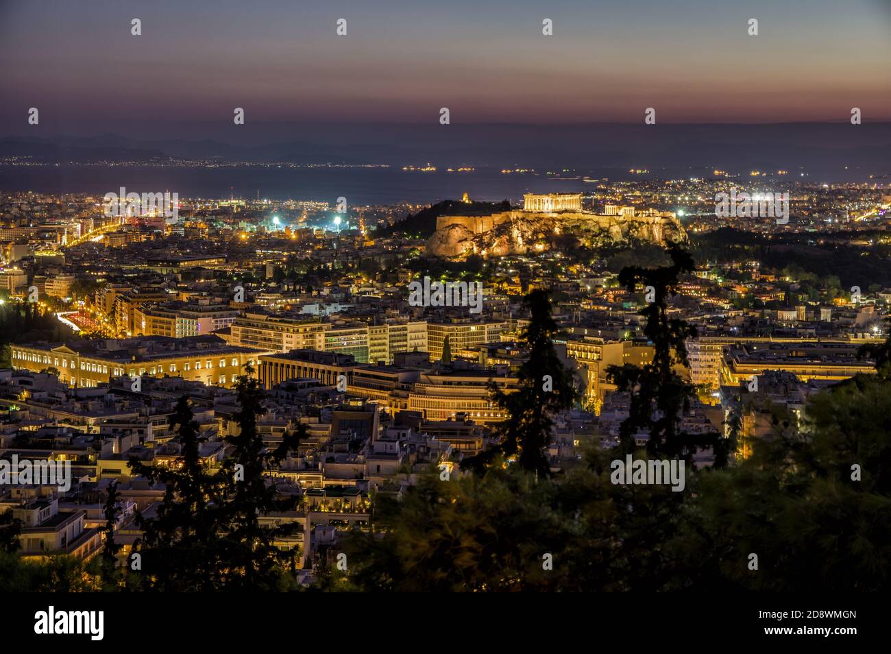 Night life athens greece hi-res stock photography and images - Alamy