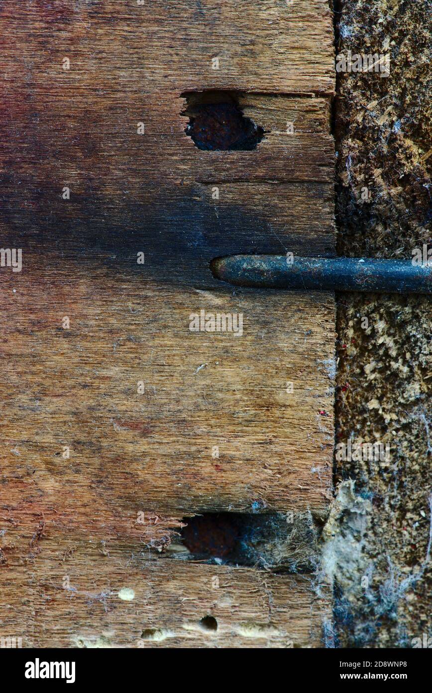 Worn wood texture hi-res stock photography and images - Alamy