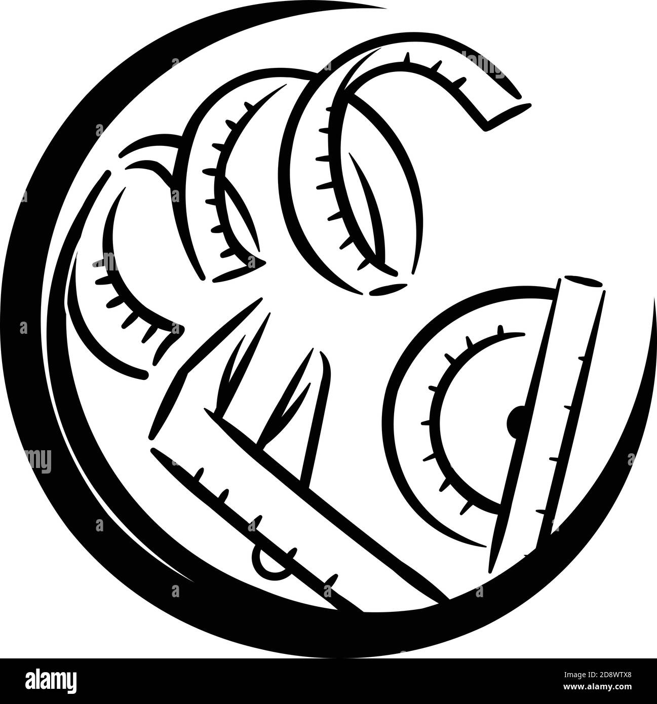 Caliper measuring circle hi-res stock photography and images - Alamy