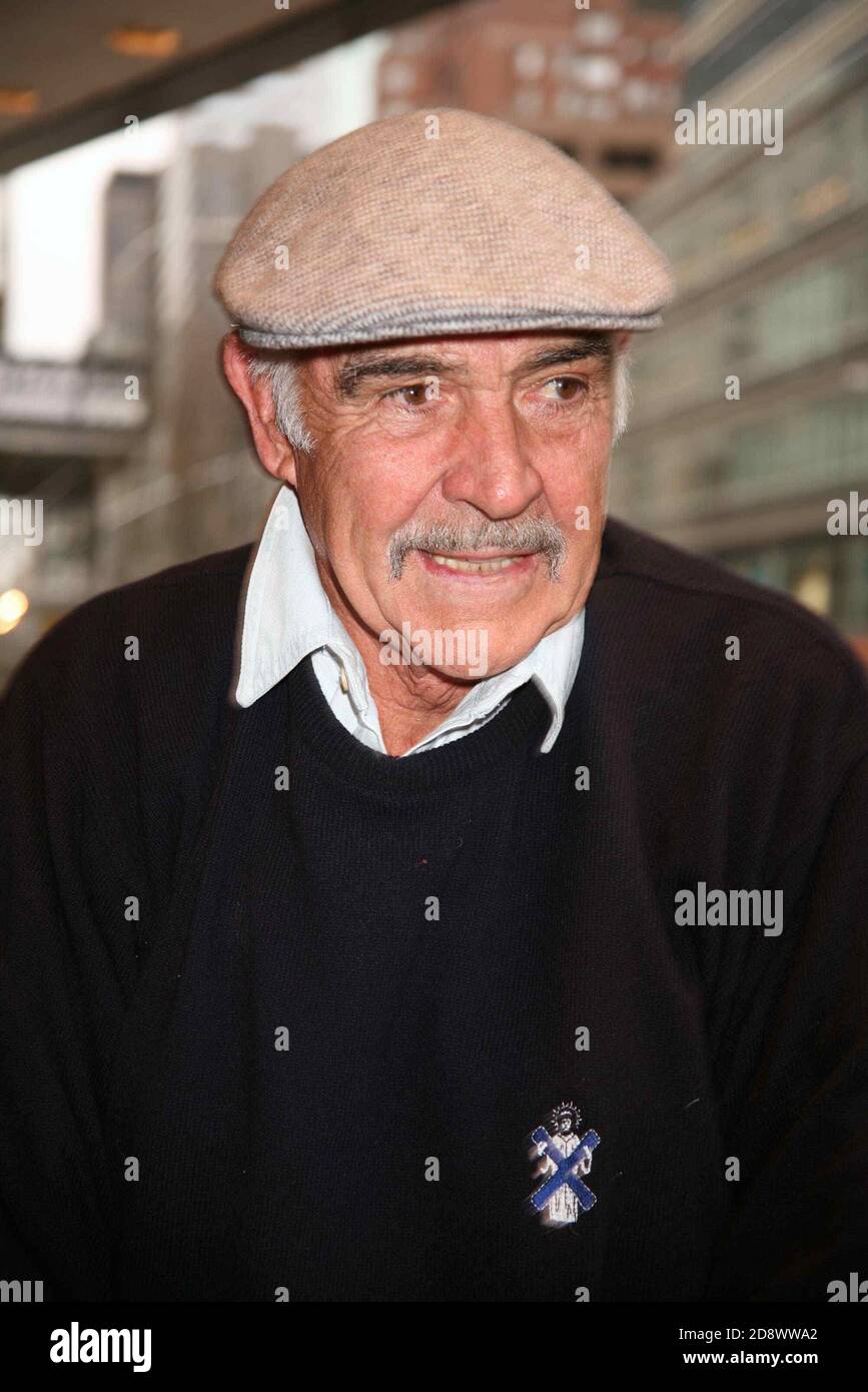 Sean Connery walking around on the Upper East Side in New York City on ...