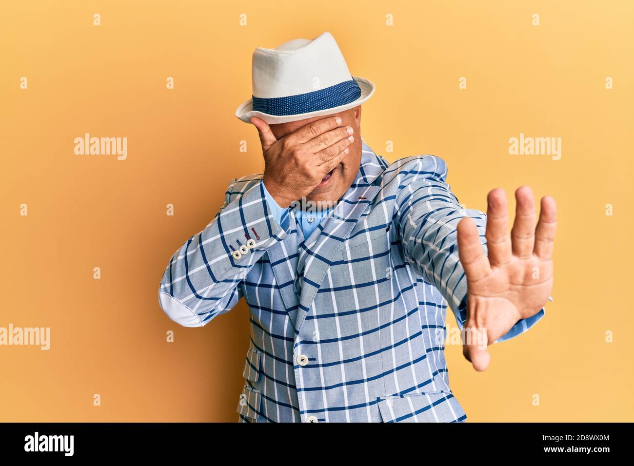 Mature middle east man with mustache wearing vintage and elegant ...
