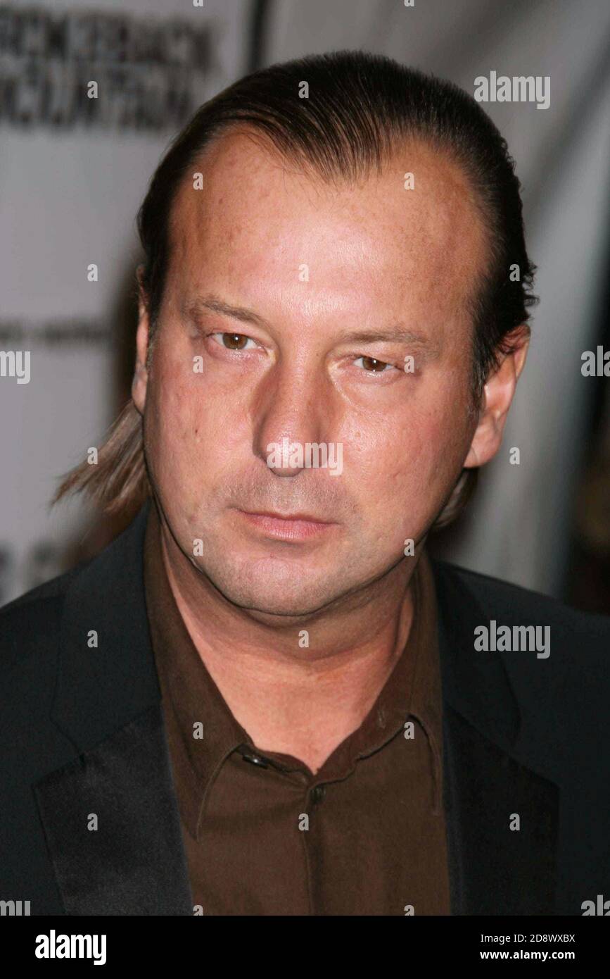 Helmut Lang arriving at the premiere of "Brokeback Mountain" at Loews ...