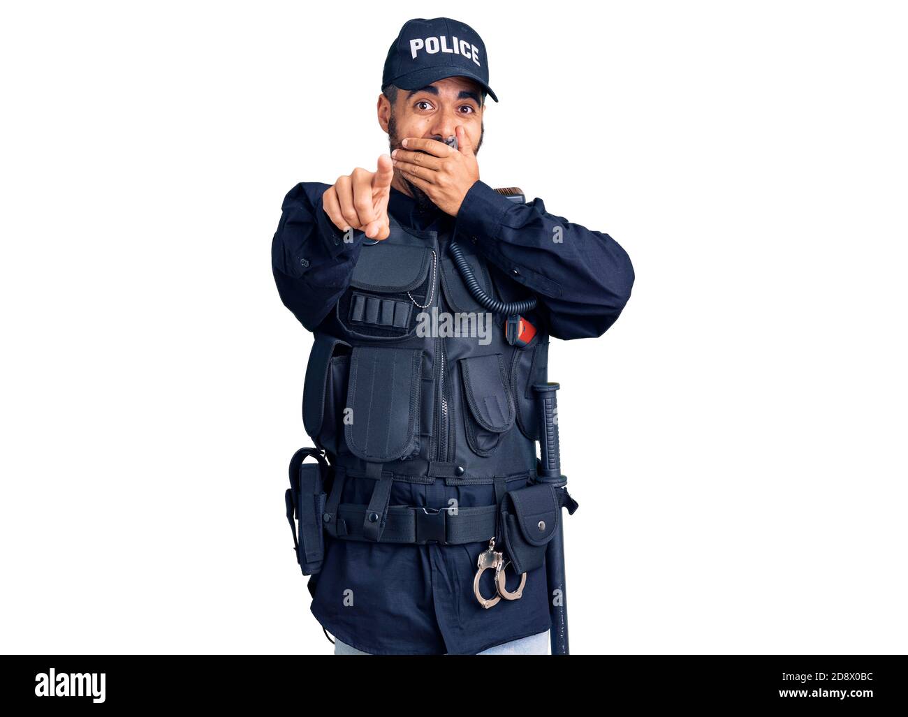 Police laughing young people hi-res stock photography and images - Alamy