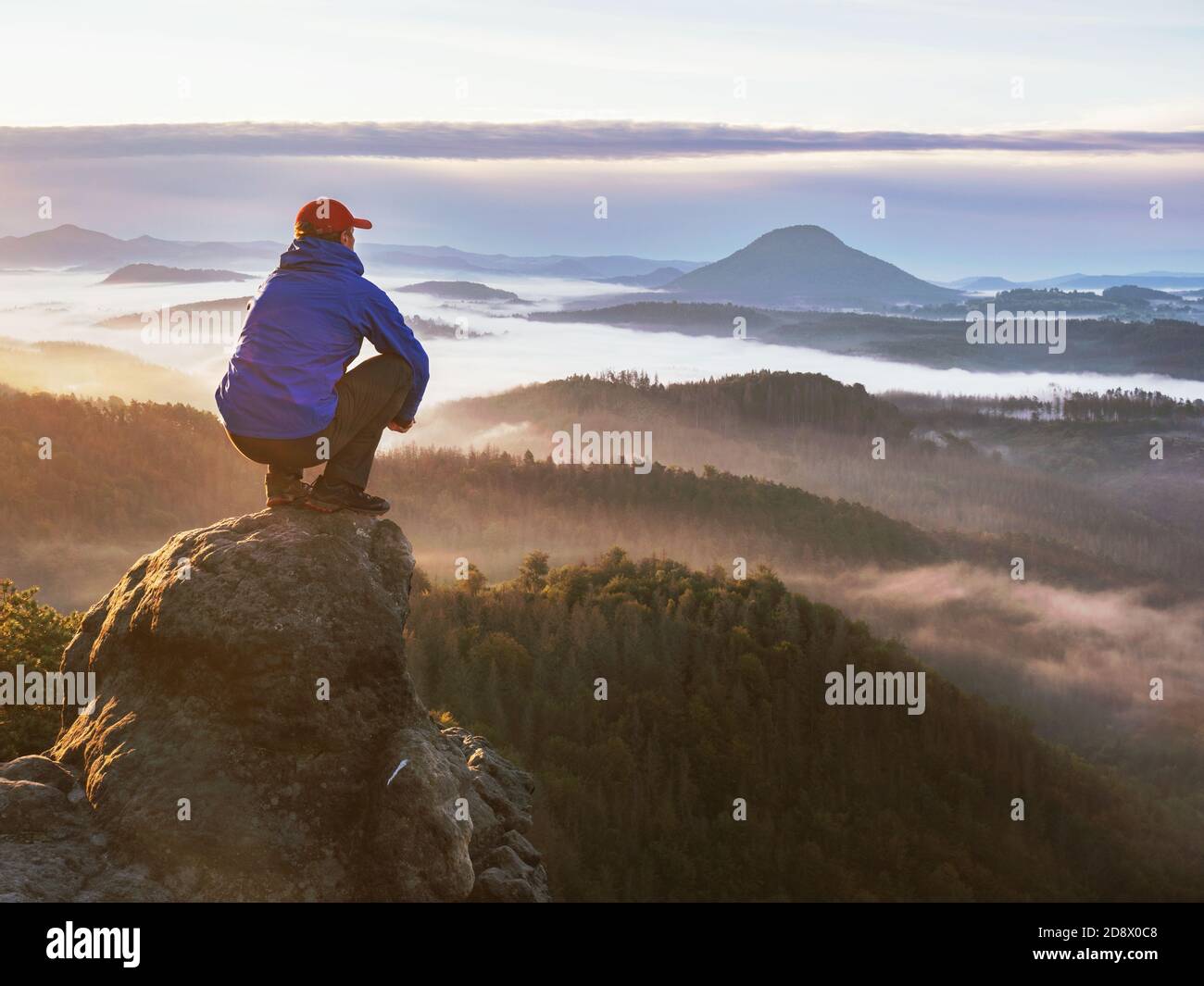 Figure In The Mist High Resolution Stock Photography and Images - Alamy