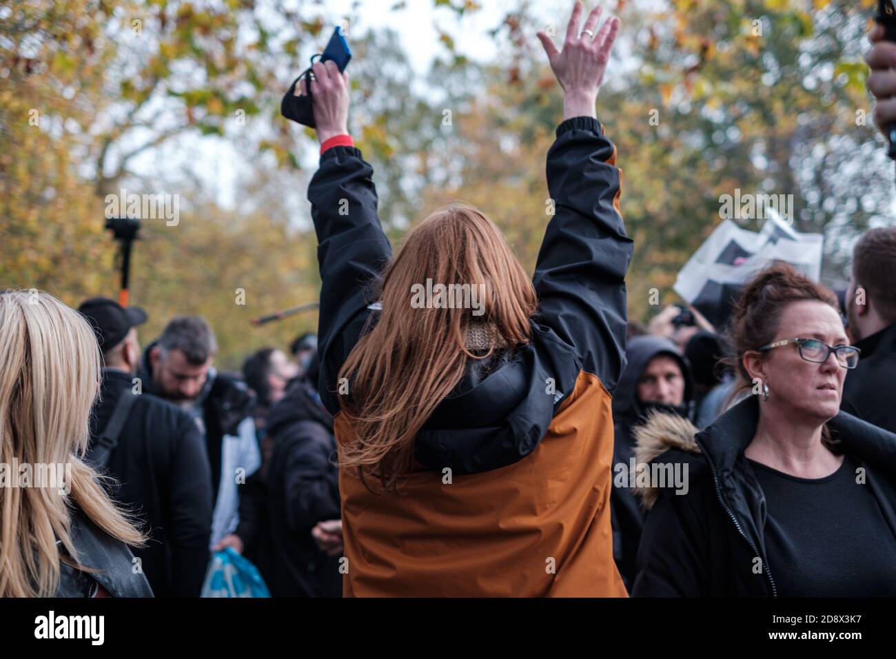 Tommy Robinson Appears at the weekly Speakers Corner in Hyde Park to ...