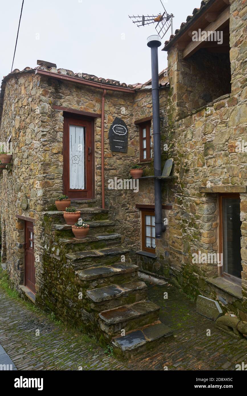 Gondramaz village schist traditional houses in Portugal Stock Photo - Alamy