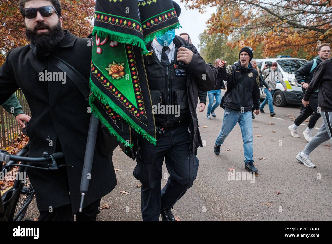 Tommy Robinson Appears at the weekly Speakers Corner in Hyde Park to ...