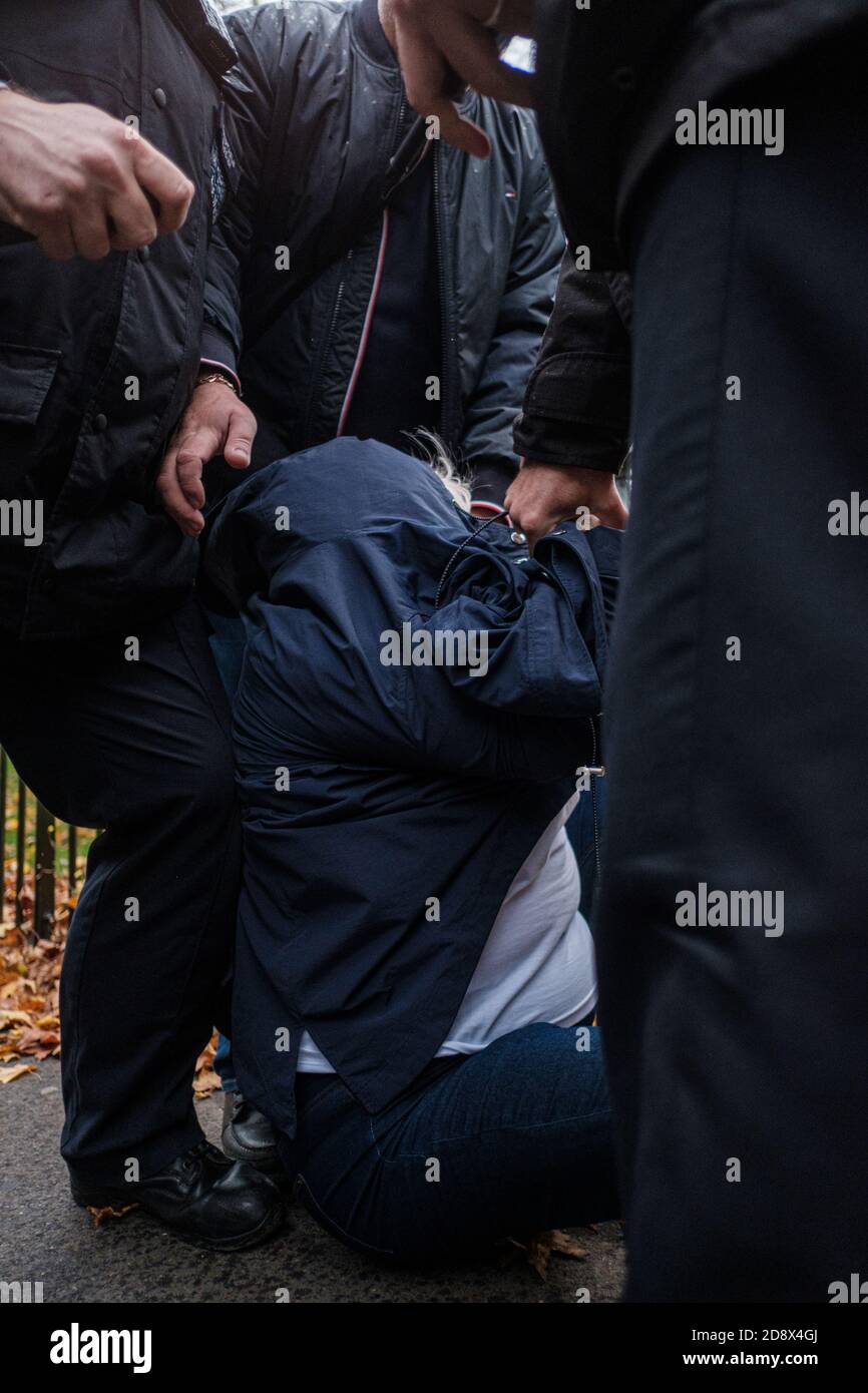 Tommy Robinson Appears at the weekly Speakers Corner in Hyde Park to ...