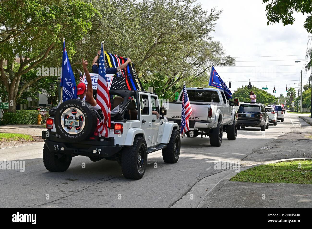 President donald trump car hi-res stock photography and images - Alamy
