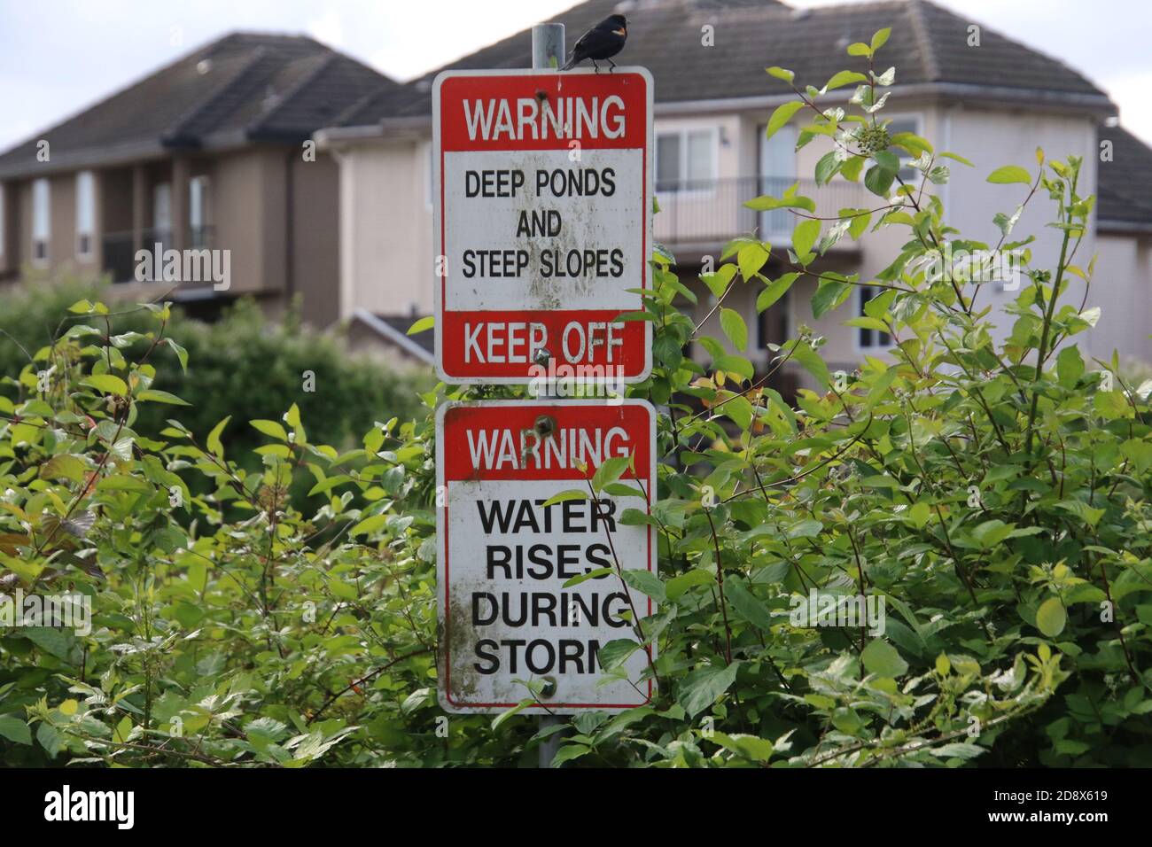 Danger deep ponds warning sign hi-res stock photography and images - Alamy