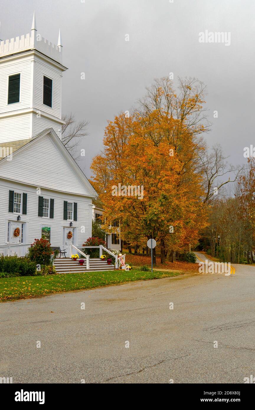 New england maple trees in fall hi-res stock photography and images - Alamy