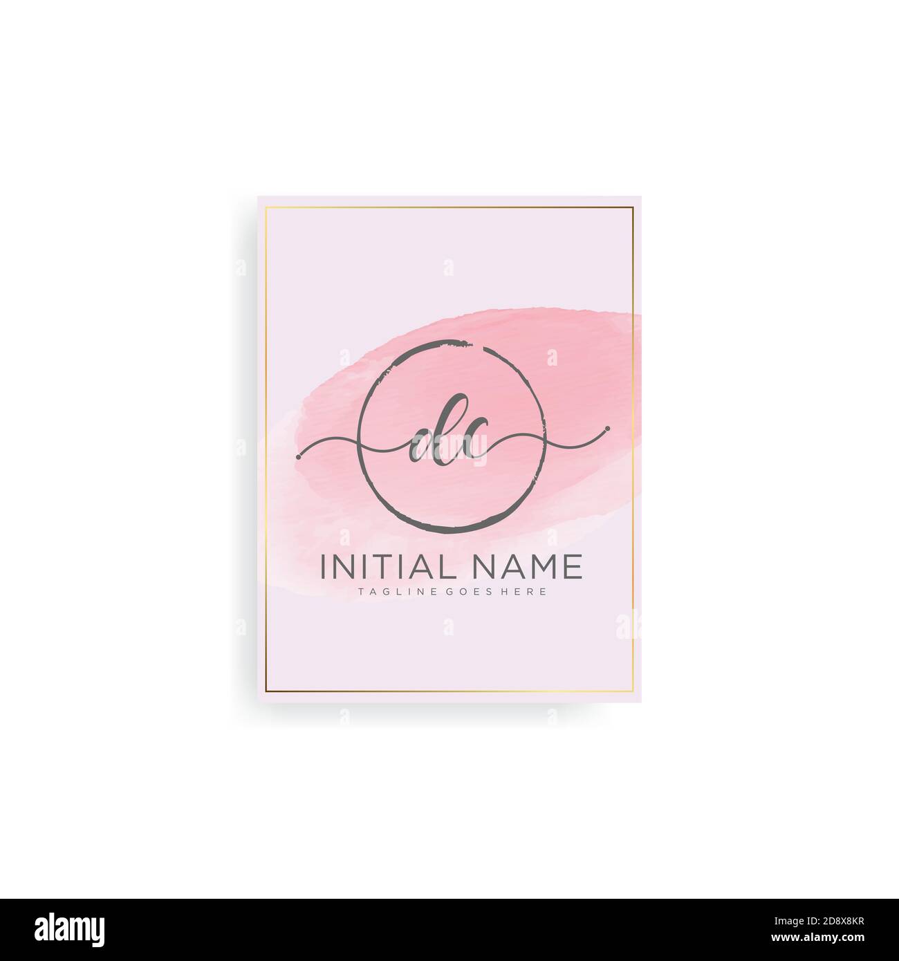 DC Letter Initial with Royal Template.elegant with crown logo vector ...