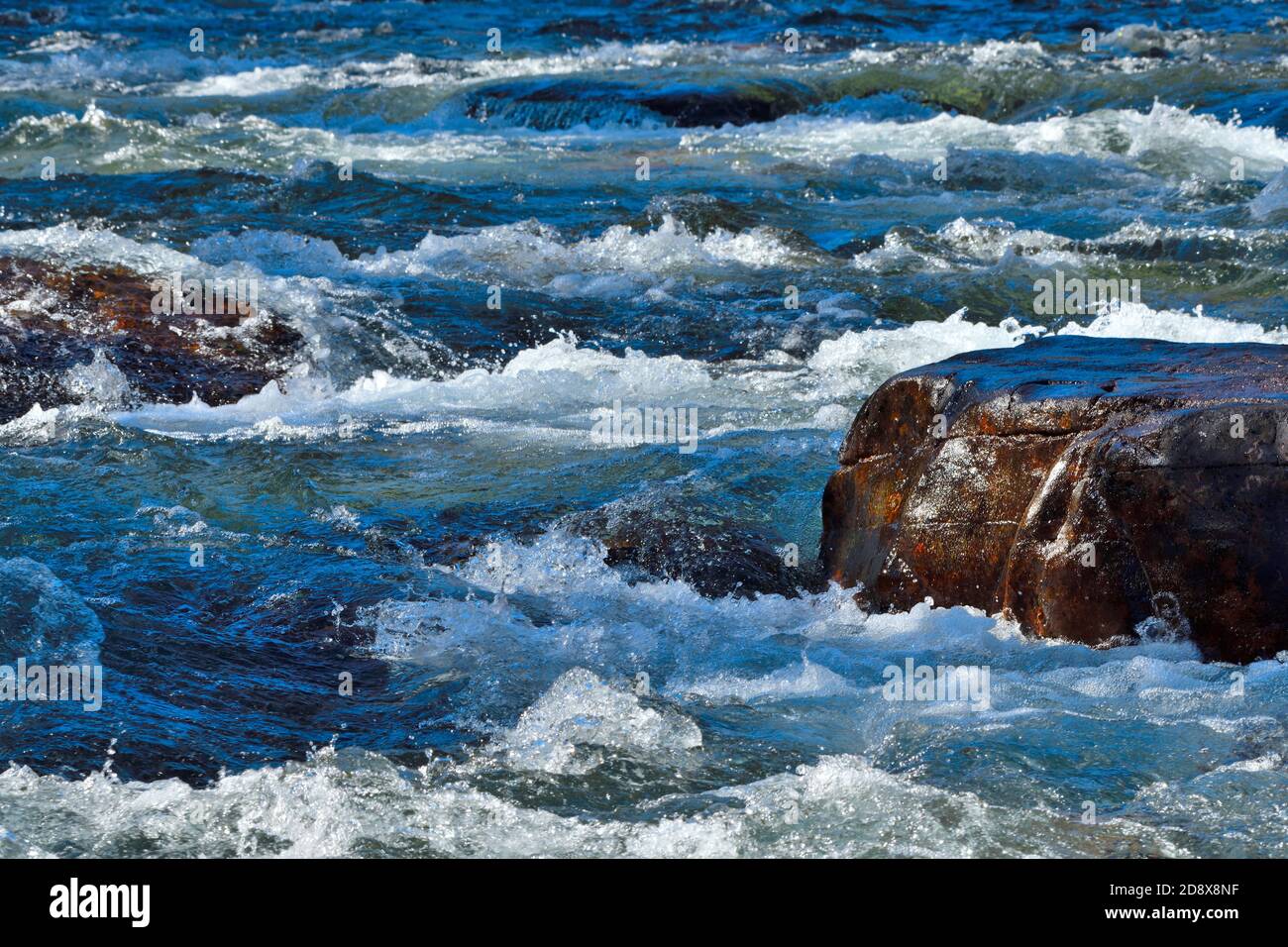 Water flowing into a rock hi-res stock photography and images - Alamy