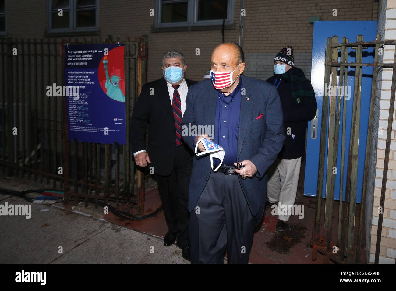 October 31, 2020, New York, NY, USA: October 31, 2020 :Former NYC Mayor ...