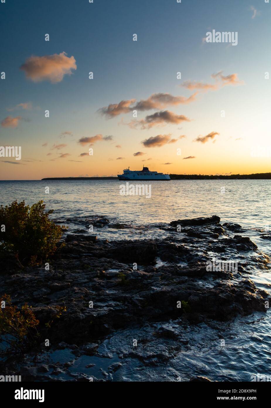 Big Cruise boat by Georgian Bay Lake Huron Stock Photo - Alamy