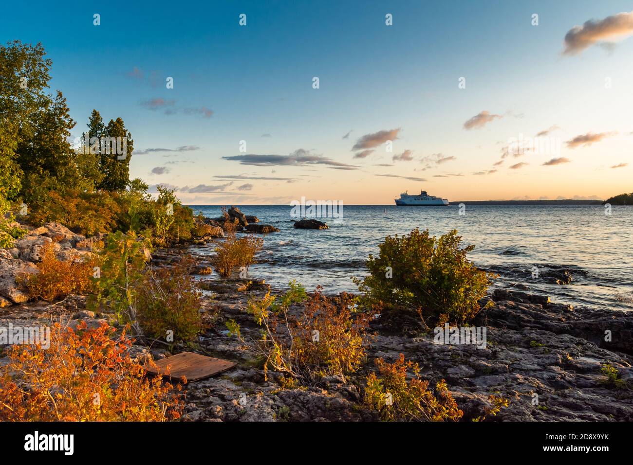 Big Cruise boat by Georgian Bay Lake Huron Stock Photo - Alamy