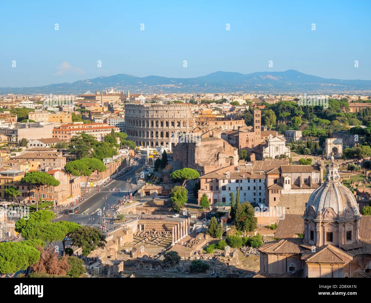 Aerial view of Rome cityscape Stock Photo - Alamy