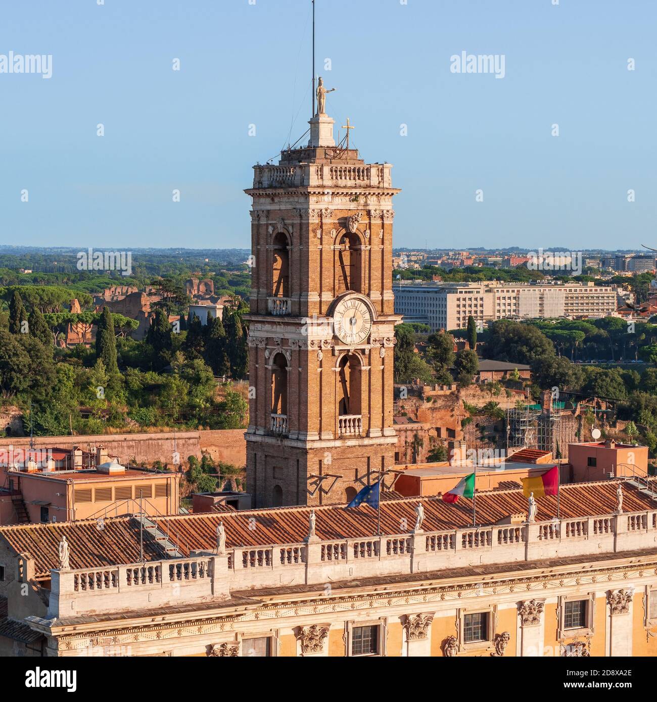 Rome campidoglio aerial hi-res stock photography and images - Alamy