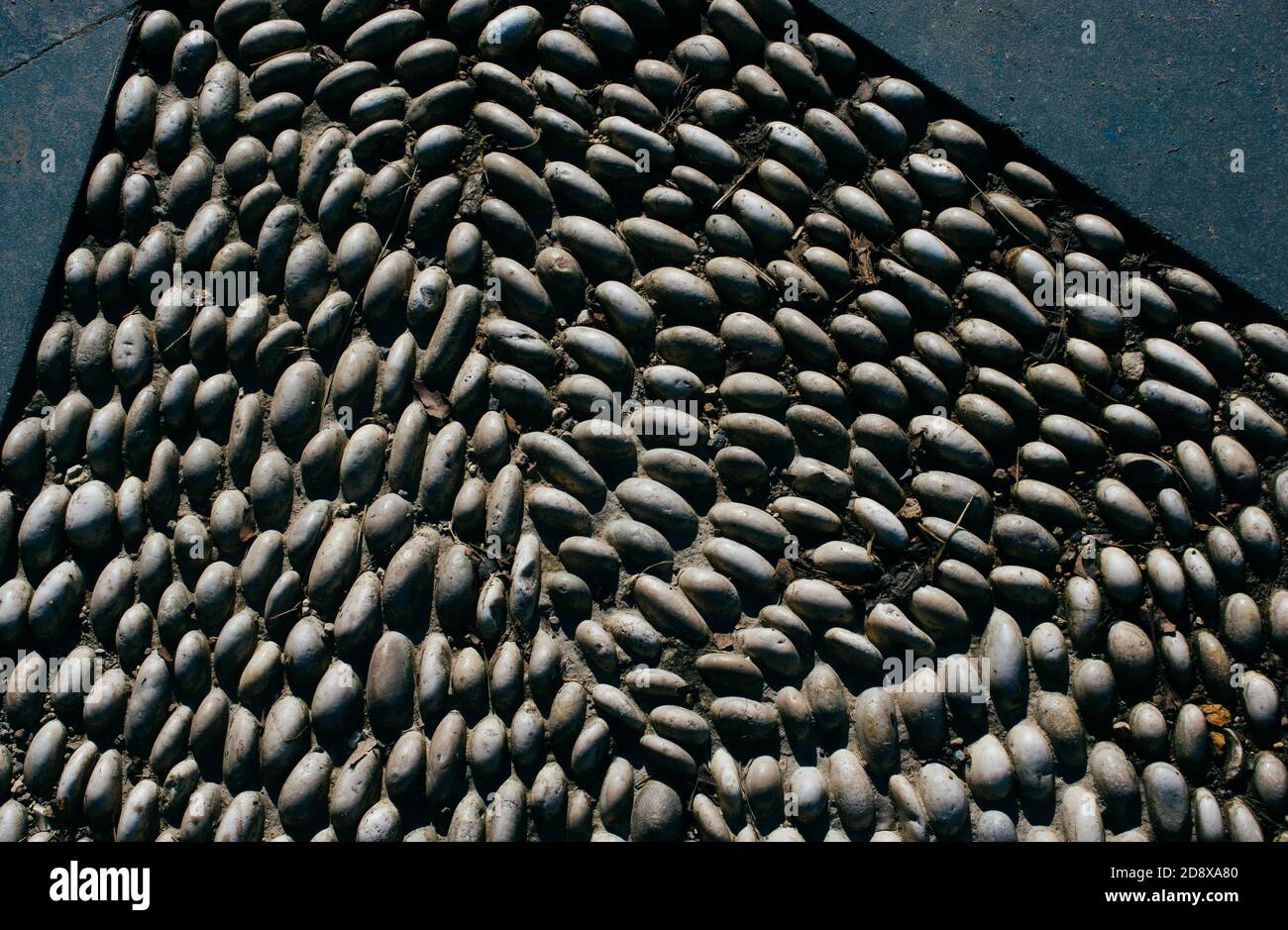 Background texture consist of full of little pebbles Stock Photo - Alamy