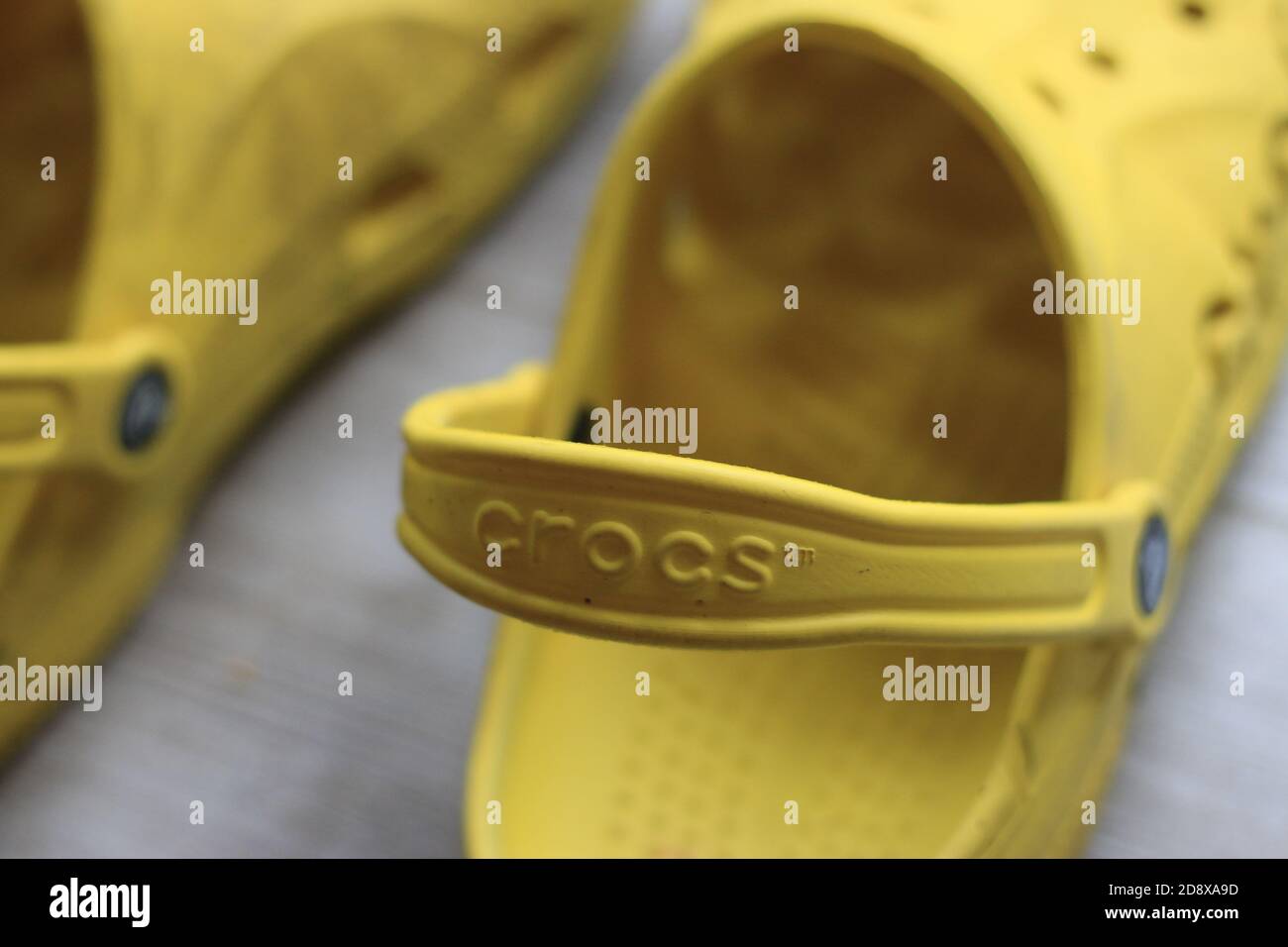 London Canada, Otober 15 2020: Editorial illustrative photo of yellow ...