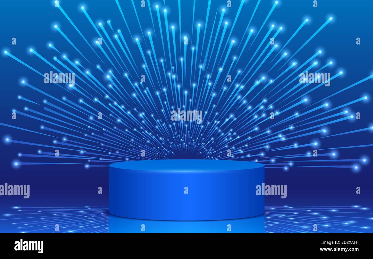 Blue silver glitter star Stock Vector Images - Alamy