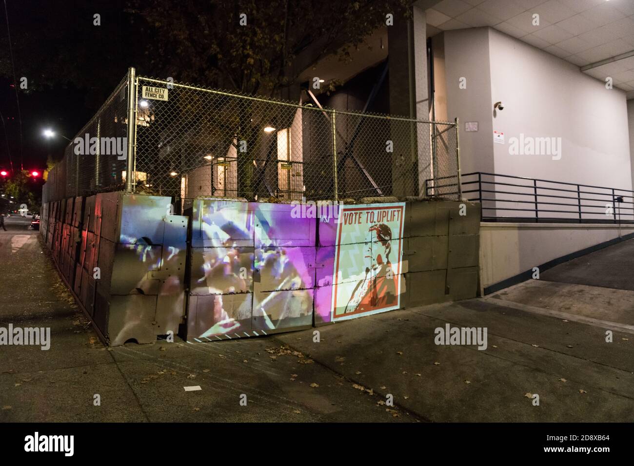Seattle, USA. 31st Oct, 2020. Protestors marching in the Halloween All ...