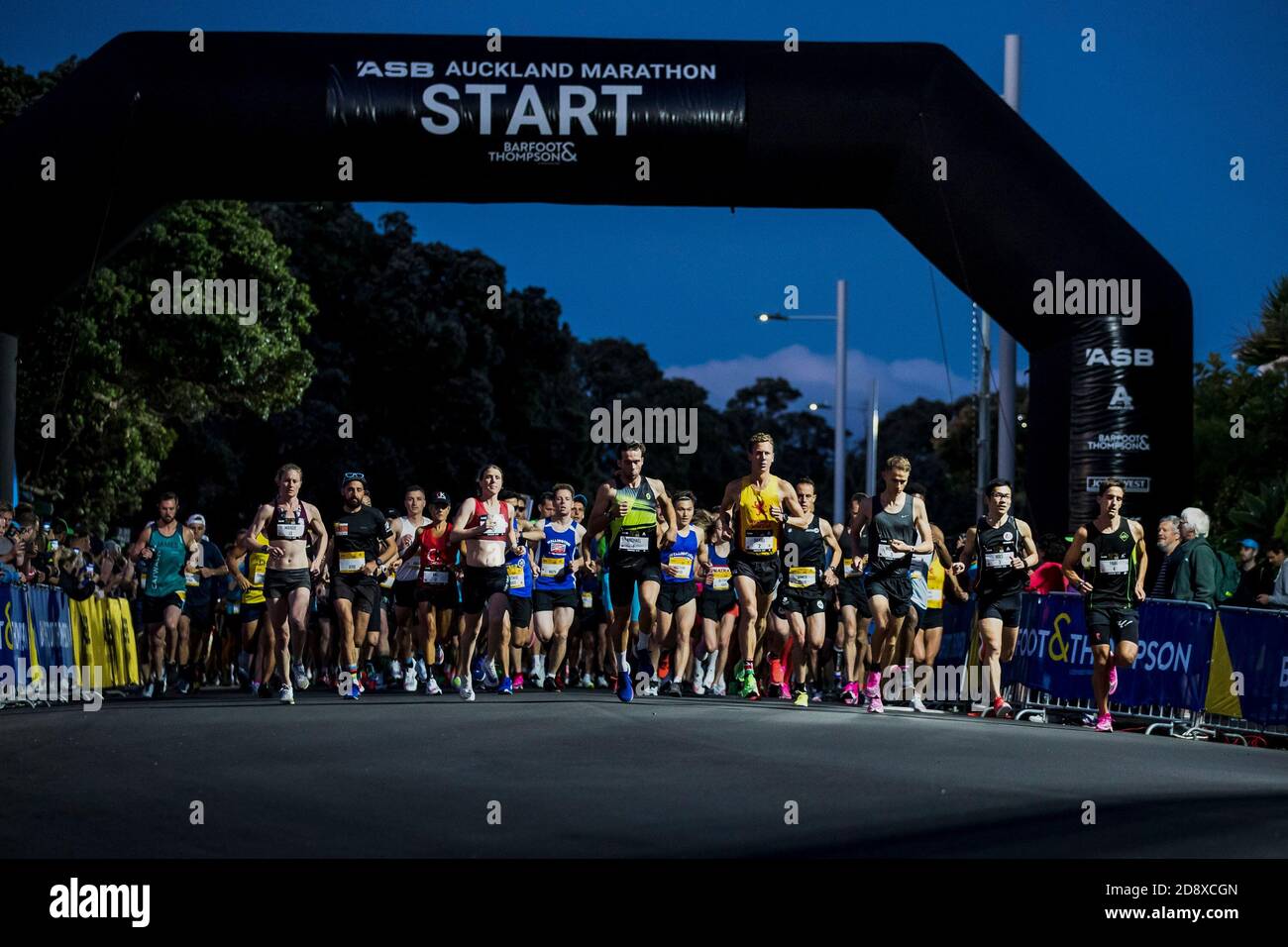 Beijing, Auckland. 1st Nov, 2020. Runners start in the 29th Auckland ...