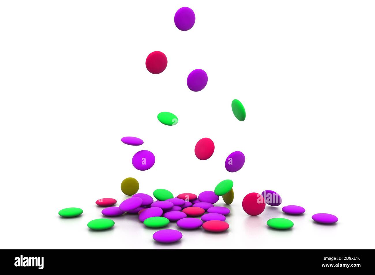 Taking capsule tablets Cut Out Stock Images & Pictures - Alamy