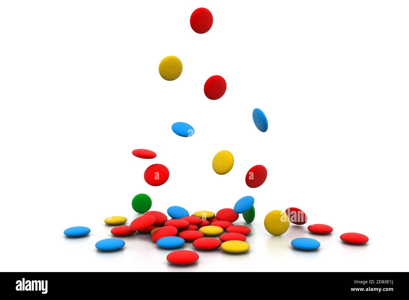 Taking capsule tablets Cut Out Stock Images & Pictures - Alamy