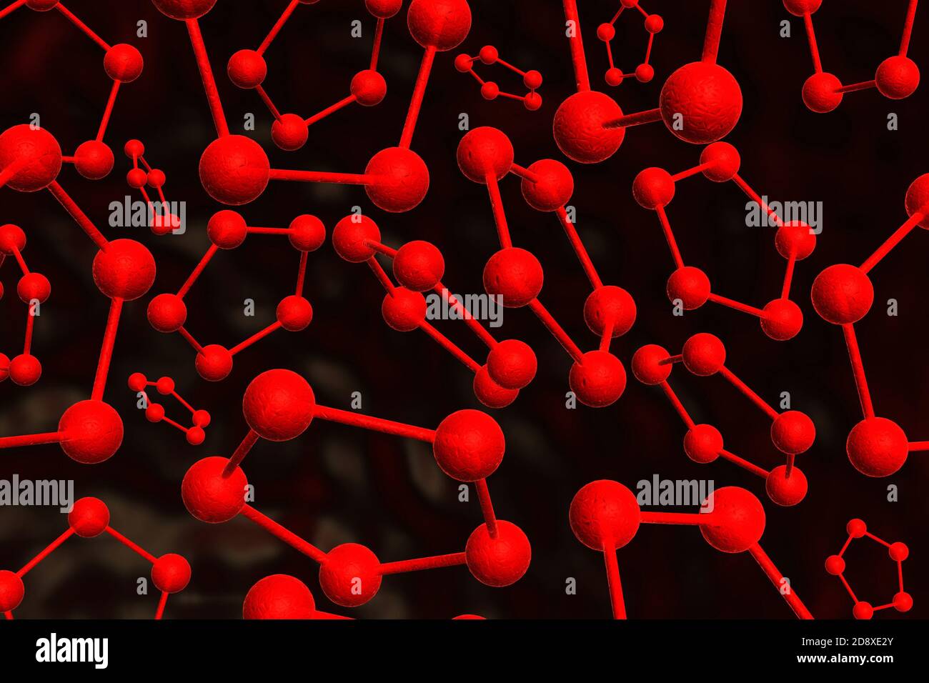 Abstract red neural network hi-res stock photography and images - Alamy