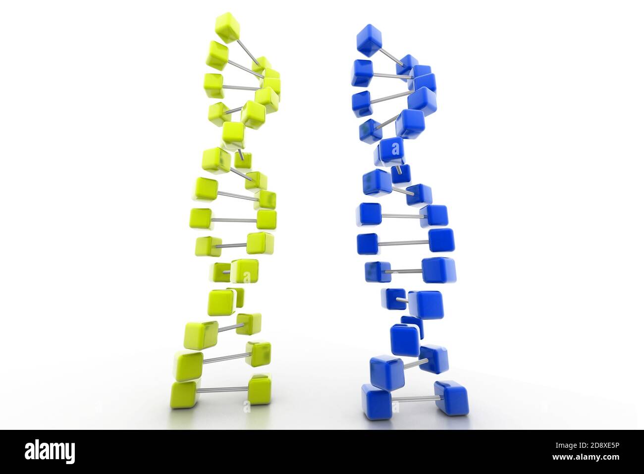 Digital illustration of DNA Stock Photo - Alamy