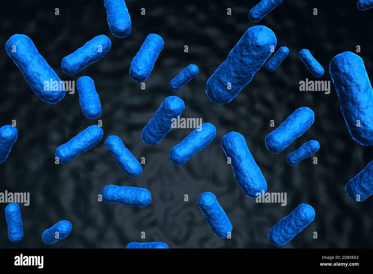 3d rendering of bacteria Stock Photo - Alamy