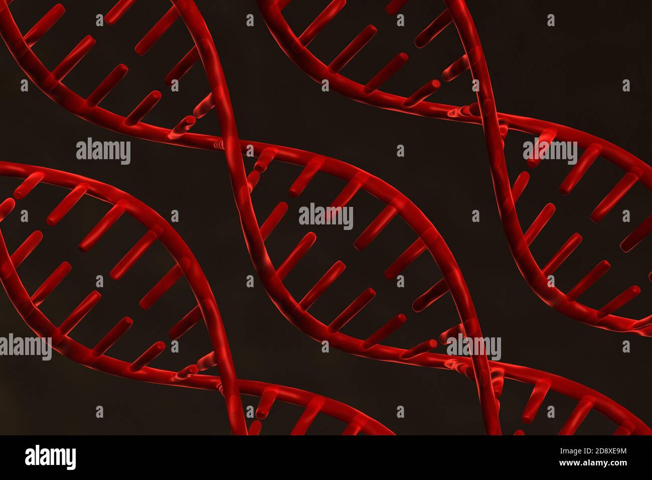 Digital illustration of dna Stock Photo - Alamy