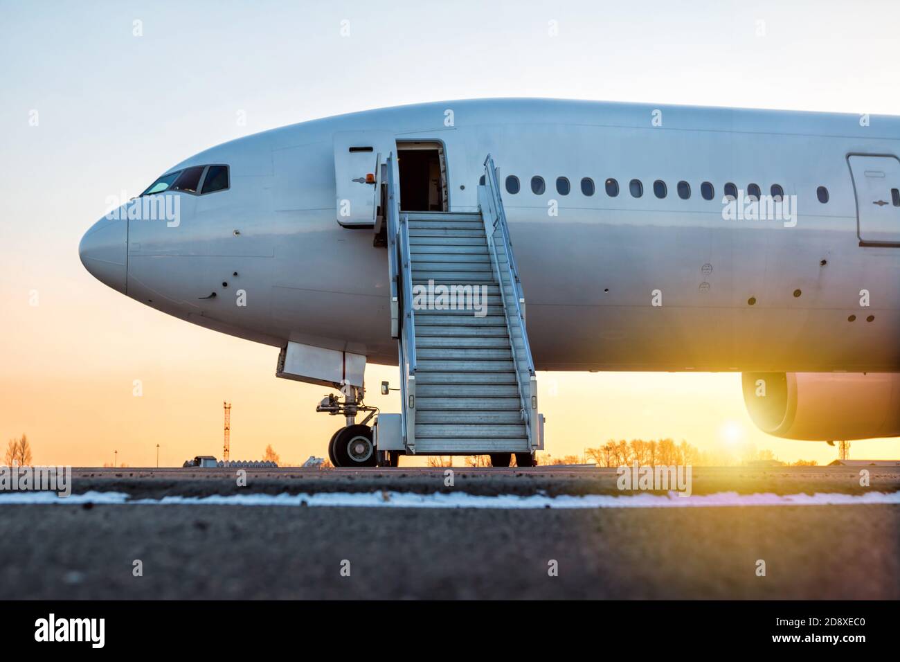 Aircraft boarding steps aircraft passenger steps hi-res stock ...