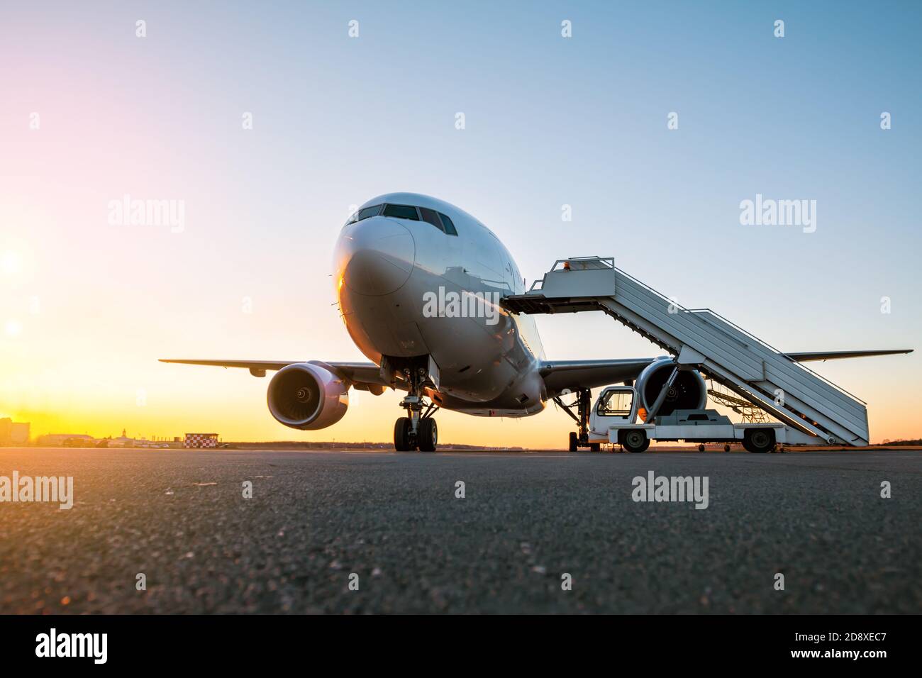 Aircraft boarding steps aircraft passenger steps hi-res stock ...