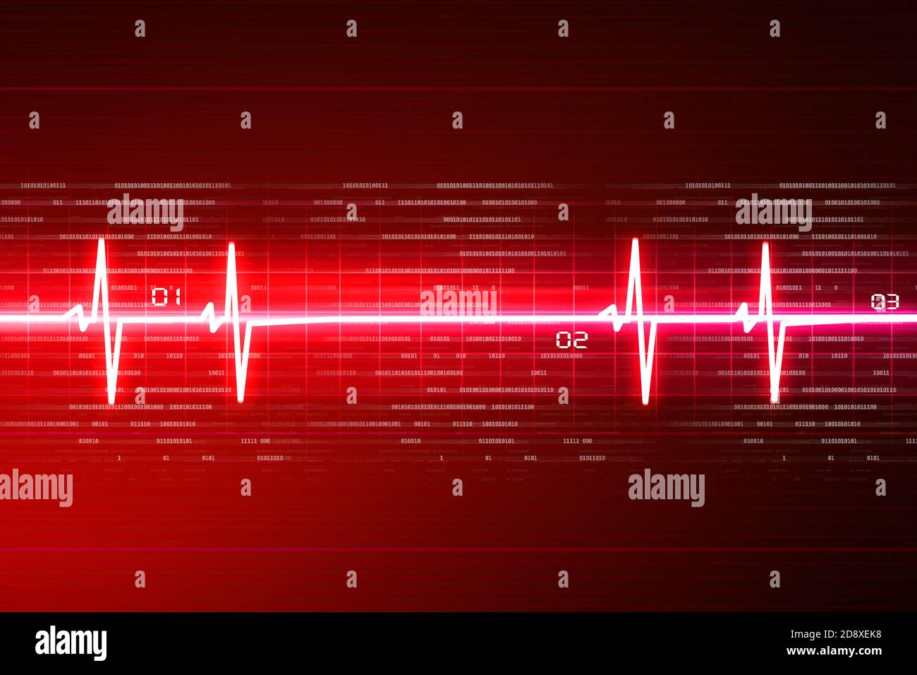 Normal ecg electrocardiogram red hi-res stock photography and images ...
