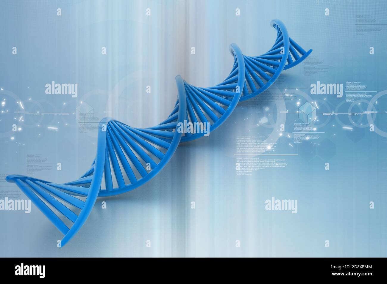 DNA in digital design Stock Photo - Alamy