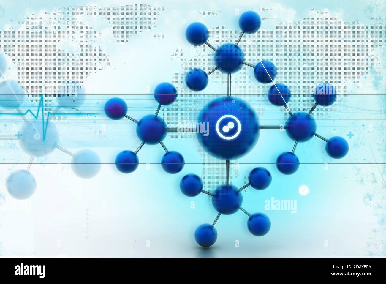 Molecular background hi-res stock photography and images - Alamy