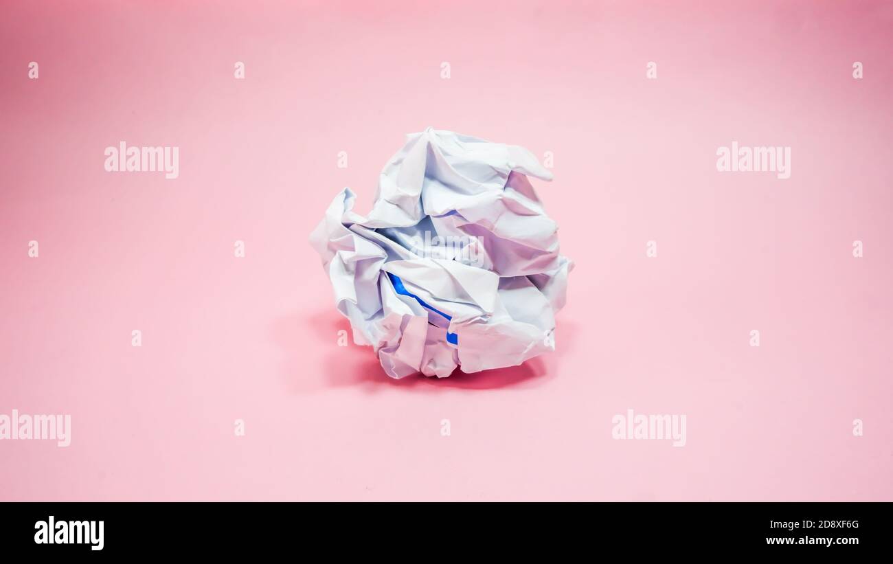 Pink crumpled paper hi-res stock photography and images - Alamy