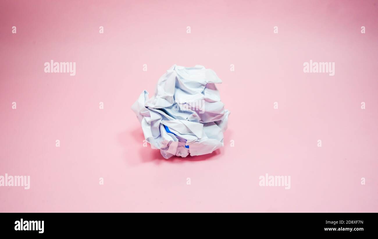 Pink crumpled paper hi-res stock photography and images - Alamy
