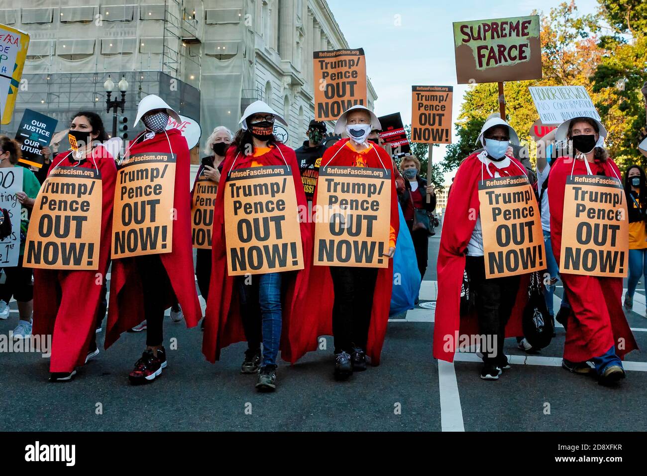 Red cloaks and white bonnets hi-res stock photography and images - Alamy