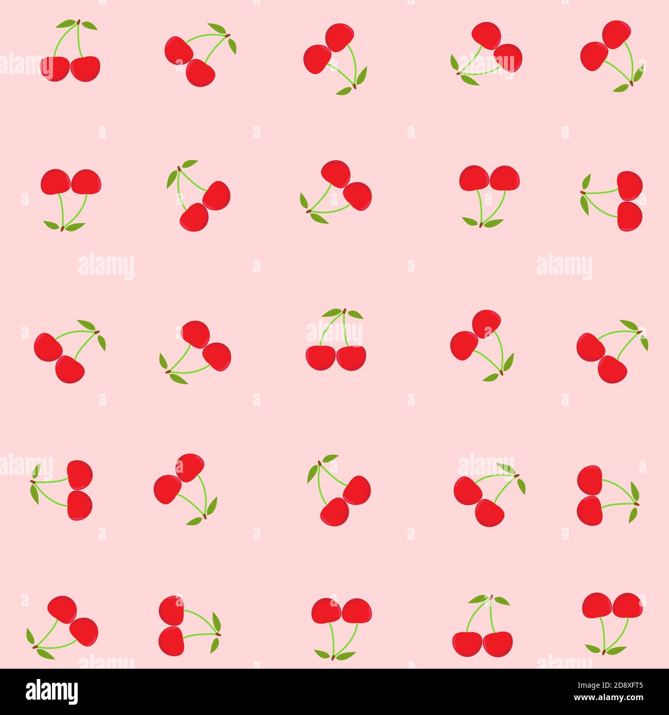 Illustration vector design of cherry Stock Vector Image & Art - Alamy