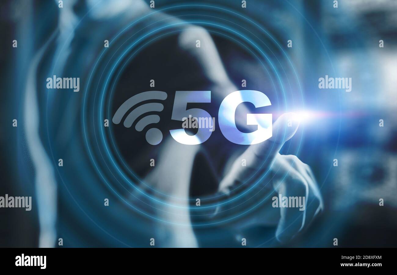 5G network wireless systems. Abstract global with wireless ...