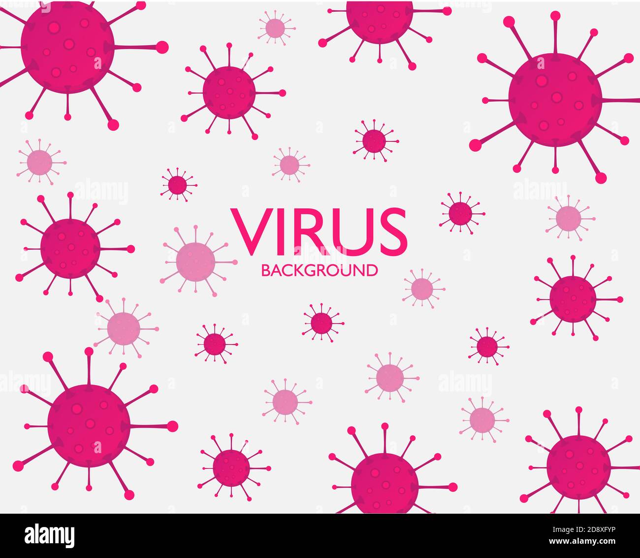Illustration vector design of virus background Stock Vector Image & Art ...