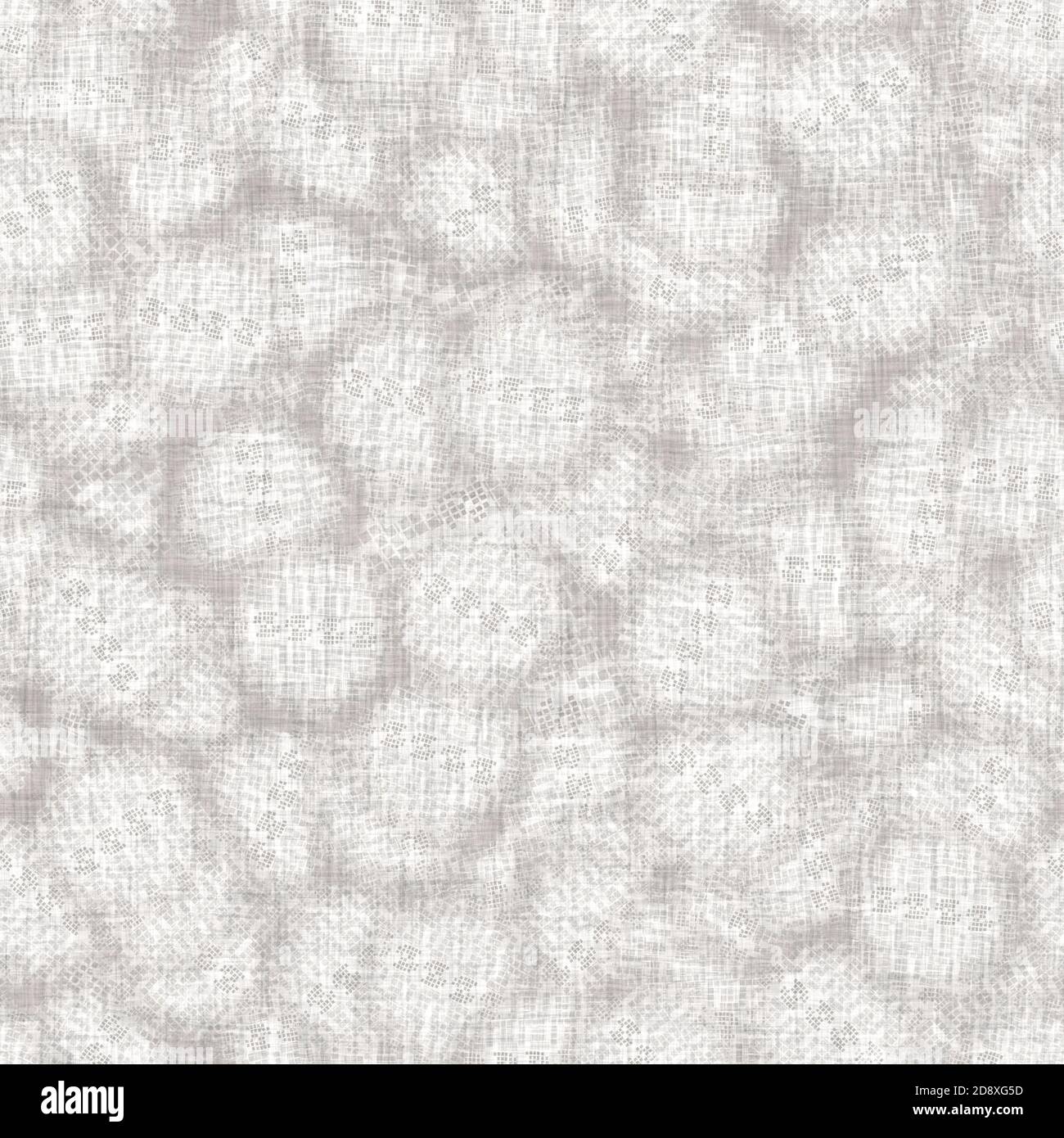 Seamless light grey woven collage linen texture background. Flax hemp ...