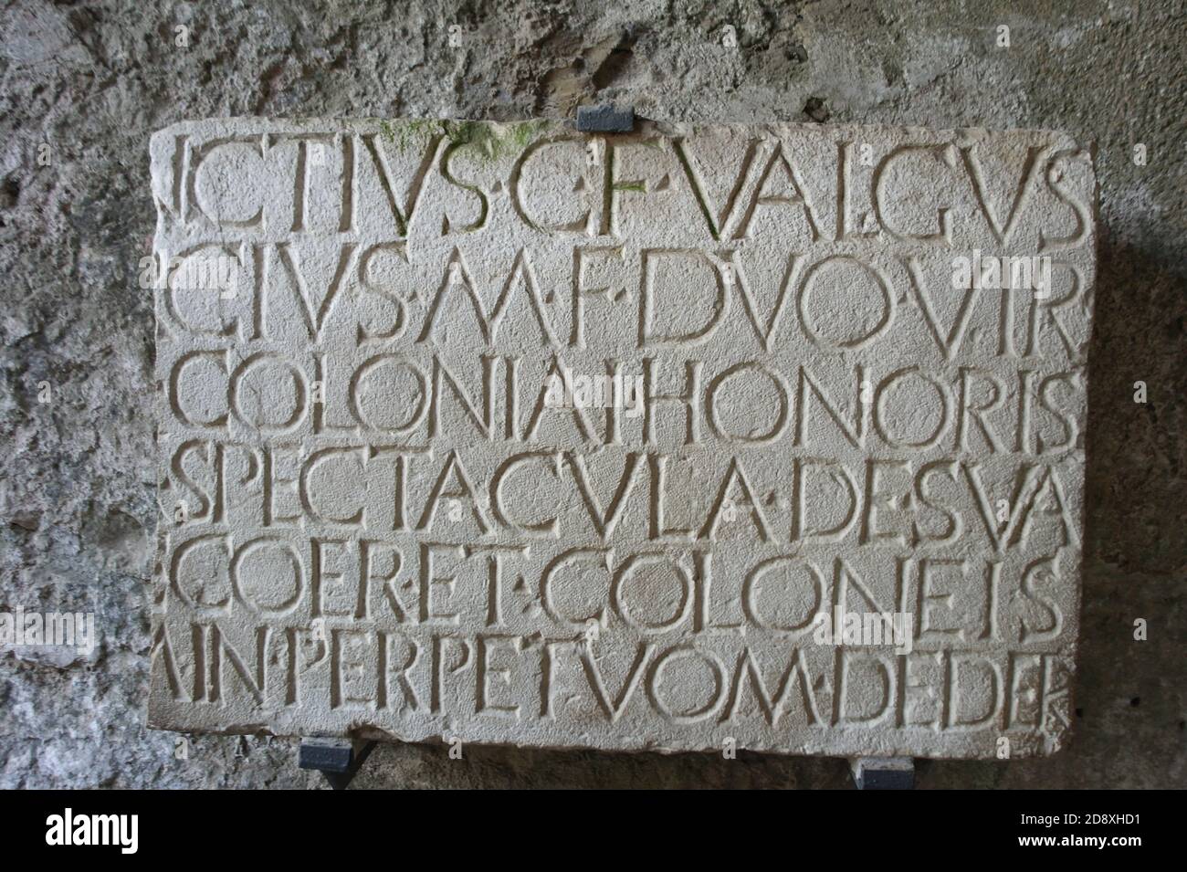 Letters carved into ancient stone Stock Photo - Alamy