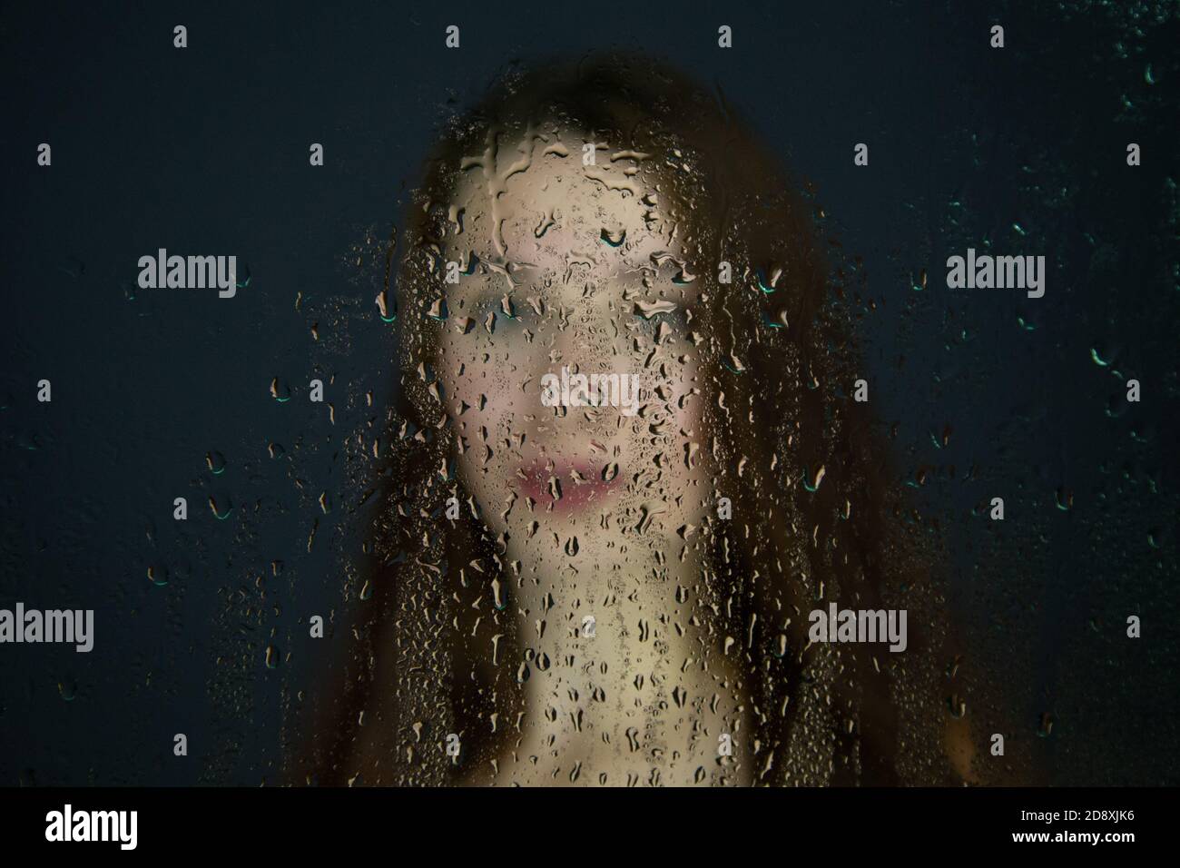 Woman water wet glass hi-res stock photography and images - Alamy