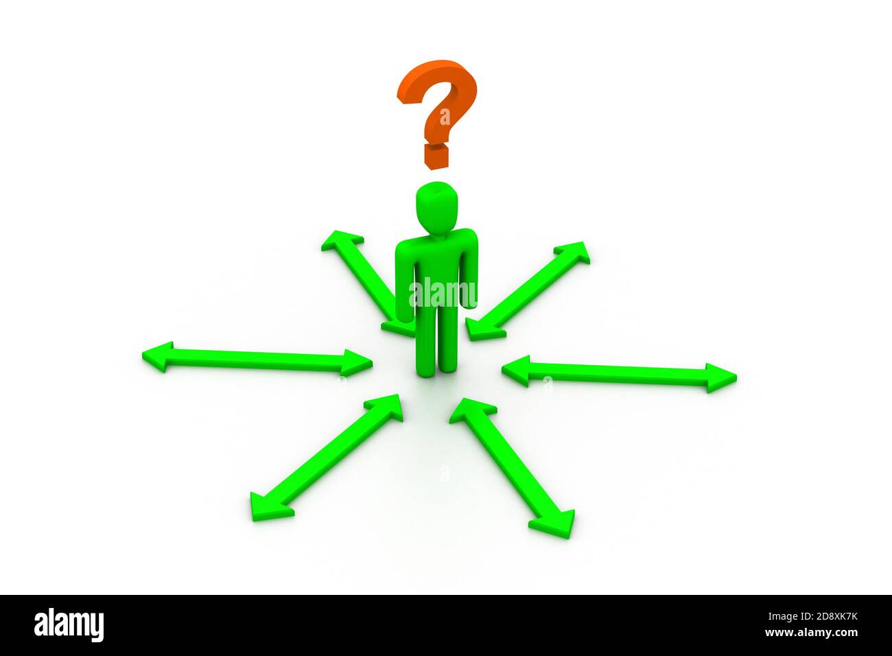 The choice and action Cut Out Stock Images & Pictures - Alamy