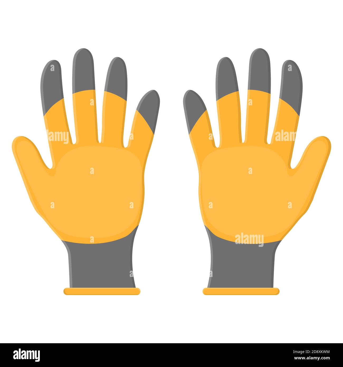 Yellow Cartoon Gloves