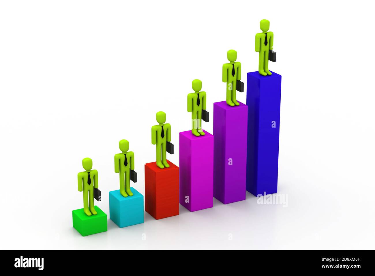 Business team with graph Stock Photo - Alamy
